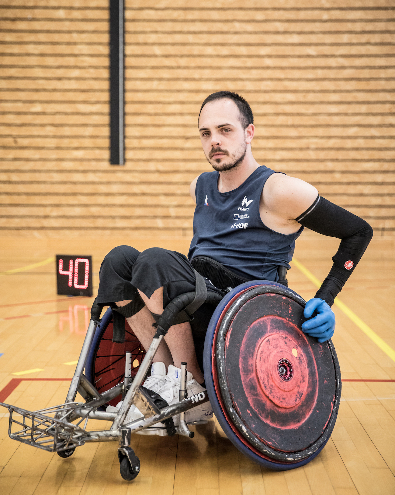 Rugby fauteuil : une équipe de chocs