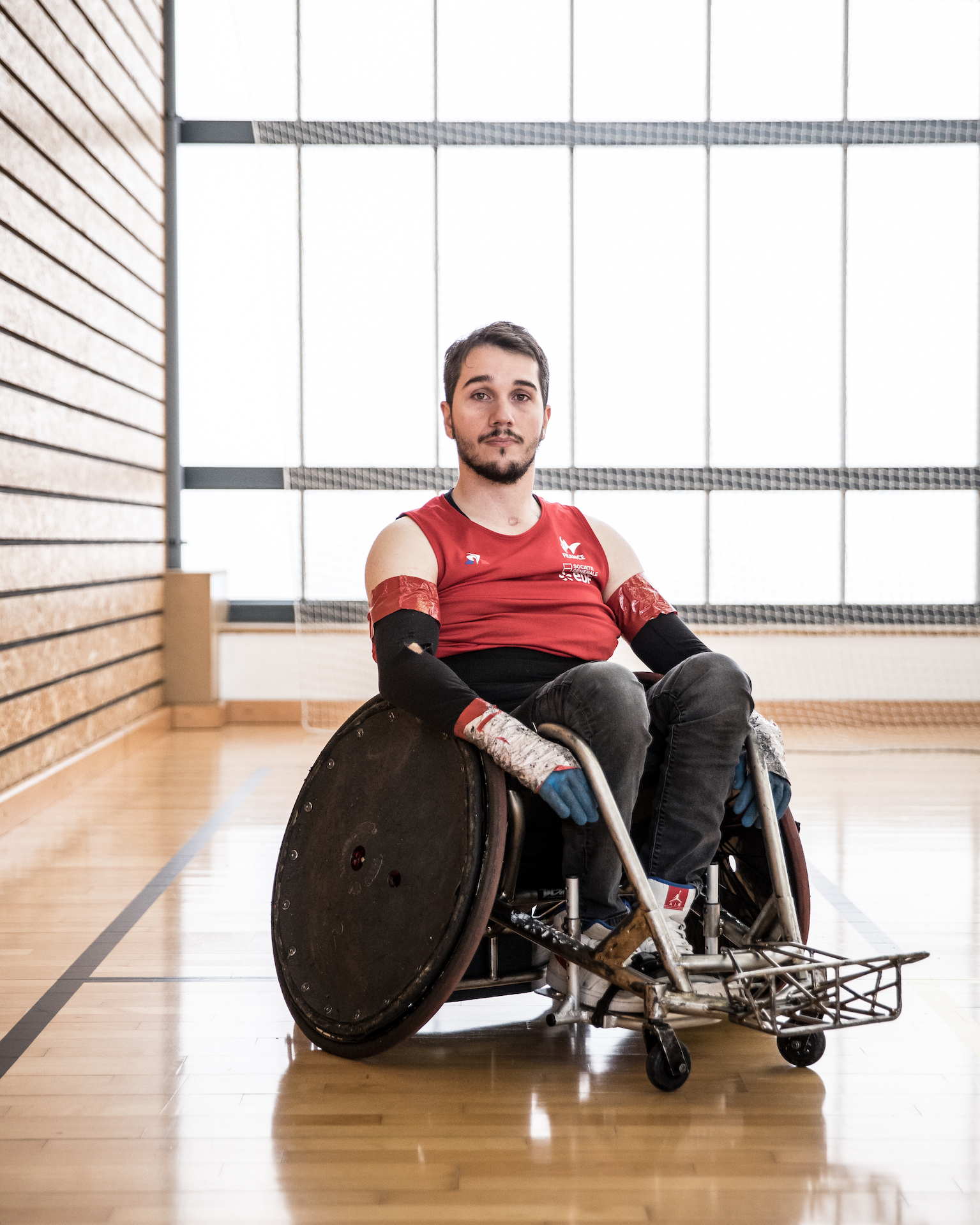 Rugby fauteuil : une équipe de chocs