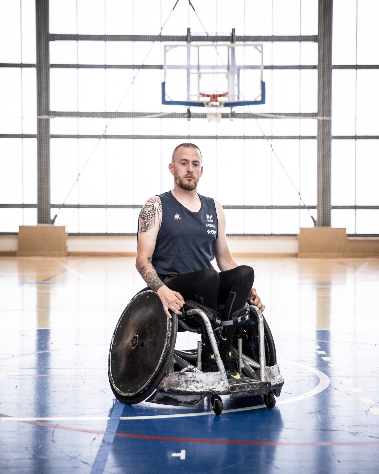 Rugby fauteuil : une équipe de chocs